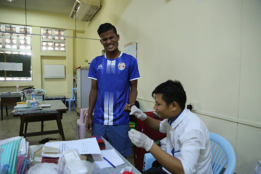 medical-check-up-conducted-ahead-of-2020-myanmar-national-league